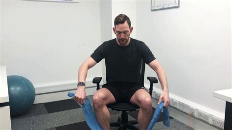Lateral Raise With Resistance Band Youtube
