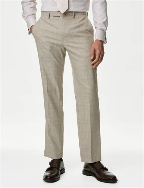 Mens Regular Fit Smart Trousers Mands