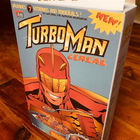 Turboman Comic Book Replica Prop Jingle All The Way Etsy Uk