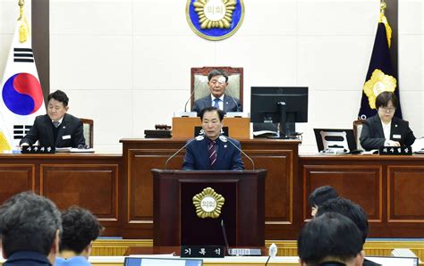 창녕군 내년 경제활력 도시 건설 등 주력군수 시정연설 나무뉴스