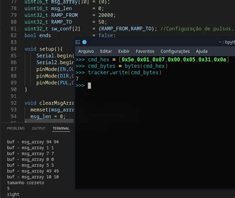 Serial Python Arduino E HC12