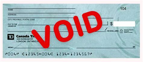 TD Sample Cheque How To Read And Get A TD Void Cheque In 2022