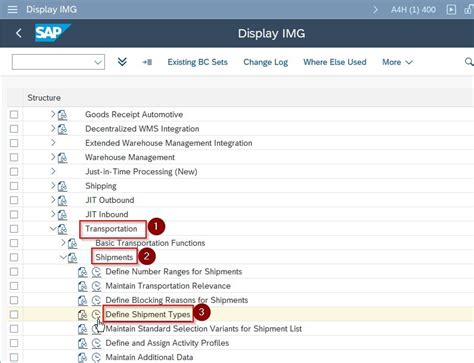 How To Define Shipment Types In SAP Transportation