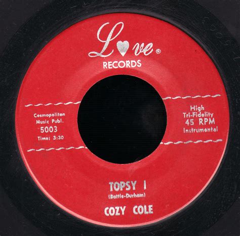 Cozy Cole Topsy 1958 Vinyl Discogs