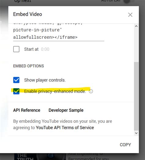 Allow Embedding Gdpr Compatible Youtube Videos · Issue