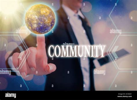 Handwriting Text Community Conceptual Photo Group Of Showing With A Common Characteristics