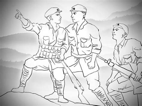 关于战争英雄和战争画面的简笔画（流行12张）简笔画图片大全