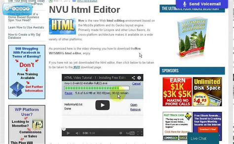 Free Html Editor Youtube