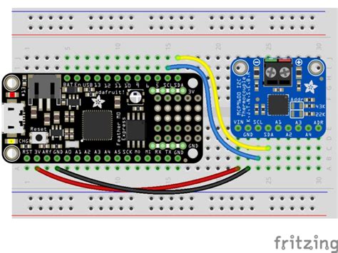 Python And Circuitpython Adafruit Mcp9600 I2c Thermocouple Amplifier