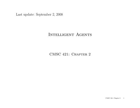 Agents And Environments Rationality Peas Model Lecture Slides