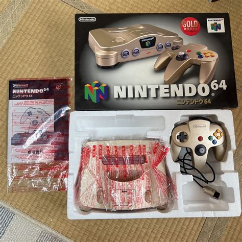 【やや傷や汚れあり】ニンテンドウ64 ニンテンドー 64 本体 ゴールド 限定品 Nintendo64 Nus S Dk 任天堂64