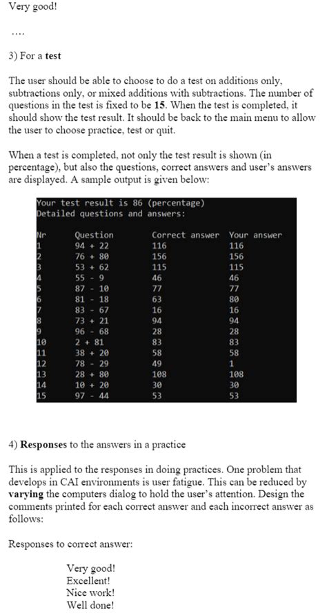 Solved In This Lab Task You Are To Develop A Simple Cai