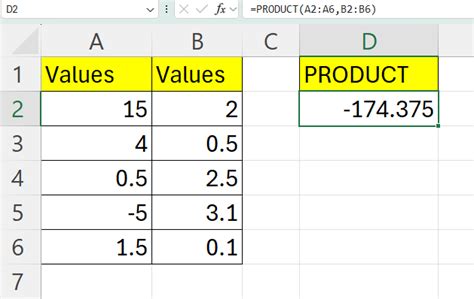 How To Use The Product Function In Excel Sheetaki