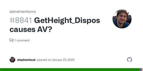 Getheight Disposedgraphics Throwsargumentexception Causes Av Issue Dotnet Winforms