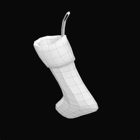 크리스마스 스타킹 레드 3d 모델 19 Max Ma 3ds Fbx Obj Free3d
