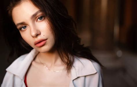 Wallpaper Look Close Up Face Background Model Portrait Makeup