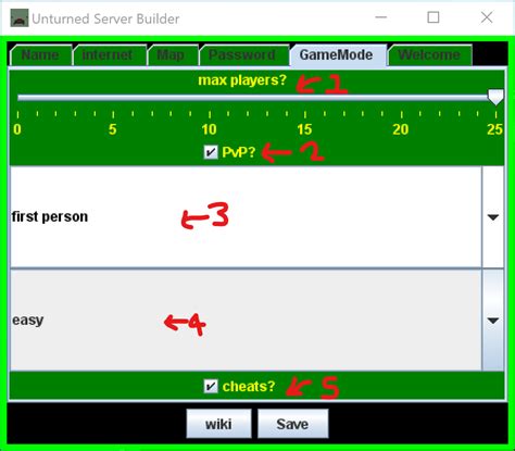 How To Use The Server Maker The Unturned Server Maker Community Itch Io