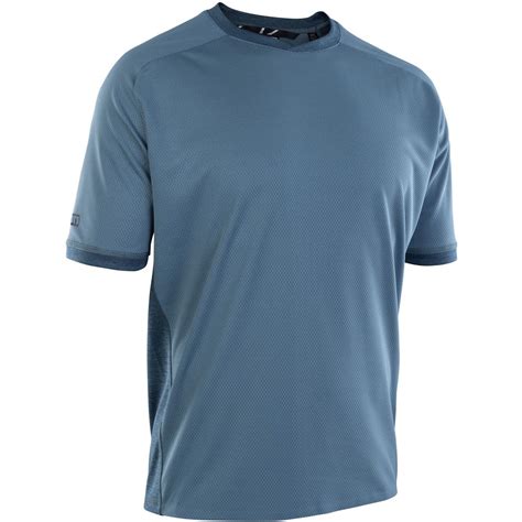 Ion Mtb Jersey Short Sleeve Tech Logo Cosmic Blue Maciag Offroad