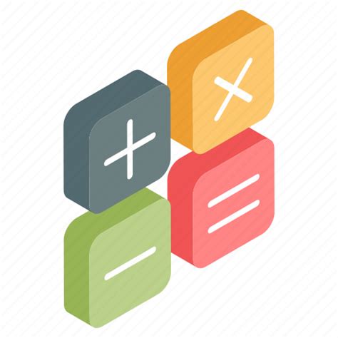 Calc Sign Calc Symbol Arithmetic Mathematics Math Icon Download