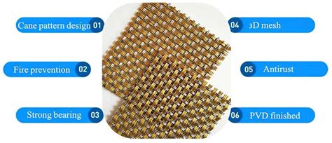 316 Square Weave Crimped Architectural Wire Mesh Yeson