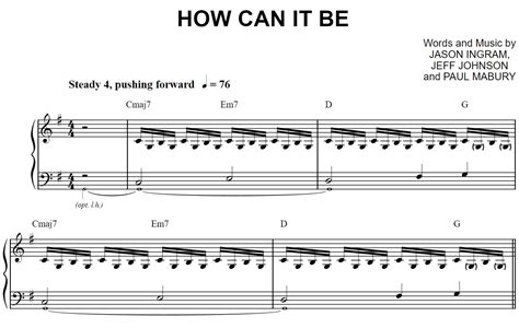 How Can It Be Lauren Daigle Sheet Music Audiolover