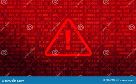 Warning Sign Data Unlocking Hackers Security Protection Concept Stock Image Image Of Violence