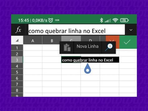 Como Quebrar A Linha No Excel Pc E Celular • Aplicativos E Software