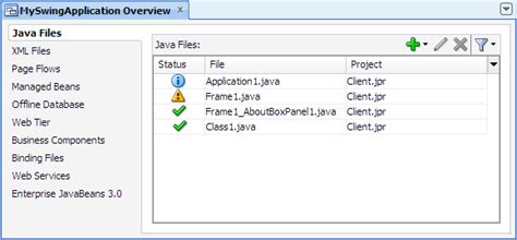 Oracle Jdeveloper 11g Release 2 Tutorials Build A Java Swing Application