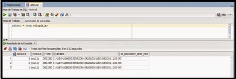 Informática Operación y mantenibilidad en Oracle database 11g