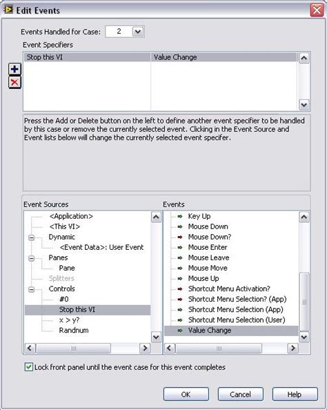 Event Structure Labview пример • Вэб шпаргалка для интернет