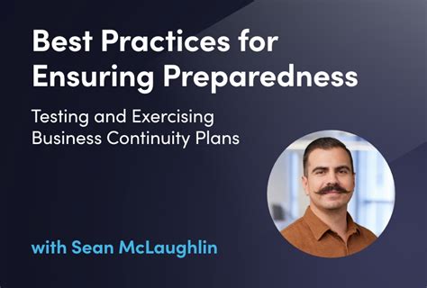 Best Practices For Ensuring Preparedness Testing And Exercising Business Continuity Plans Fusion