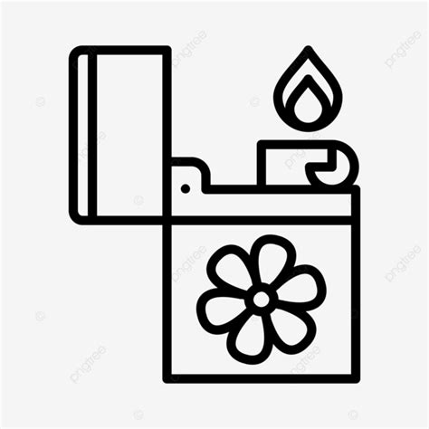 라이터 라인 아이콘 벡터 모험 부탄 담배 Png 일러스트 및 벡터 에 대한 무료 다운로드 Pngtree