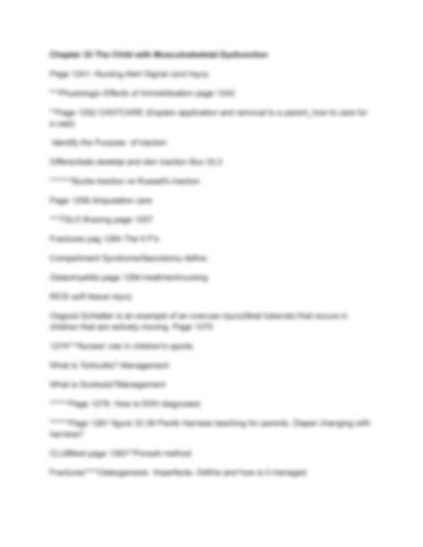 Solution Exam 4 Peds Concept Map Studypool