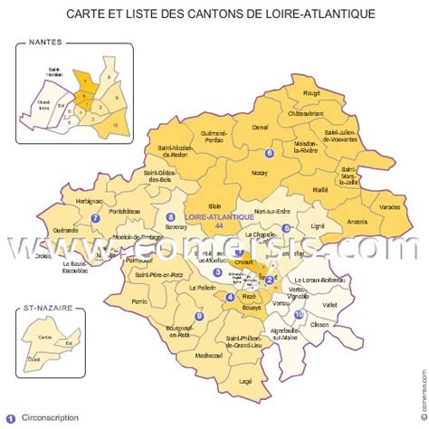 Carte Circonscription Loire Atlantique Carte