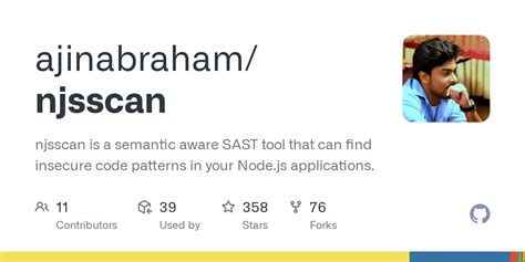 GitHub Ajinabraham Njsscan Njsscan Is A Semantic Aware SAST Tool That Can Find Insecure Code