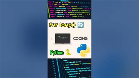Python 🐍 For Loop Shorts Python Coding Programming Youtube