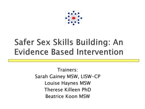 PPT Safer Sex Skills Building An Evidence Based Intervention PowerPoint Presentation ID 2710941