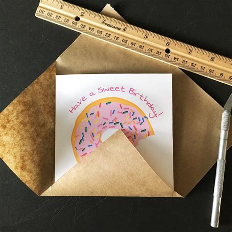 Diy Envelope Instructions To Fit Any Greeting Card