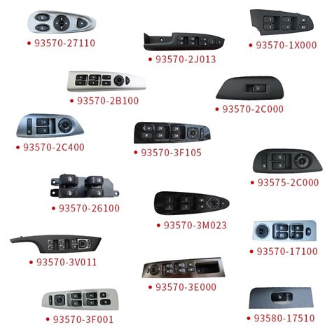 Korean Auto Parts Car Switch Power Window Switch Power Window Button For Hyundai Kia Window
