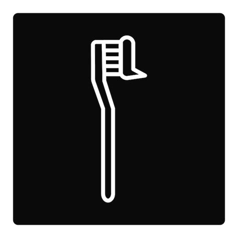 Premium Vector Tooth Paste On Brush Icon