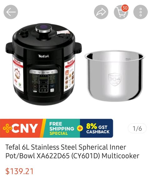 Multicooker tefal, TV & Home Appliances, Kitchen Appliances, Other ...