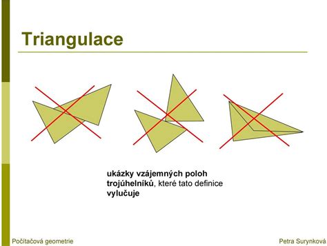 Triangulace Význam Triangulace Trojúhelník Je Základní Grafický