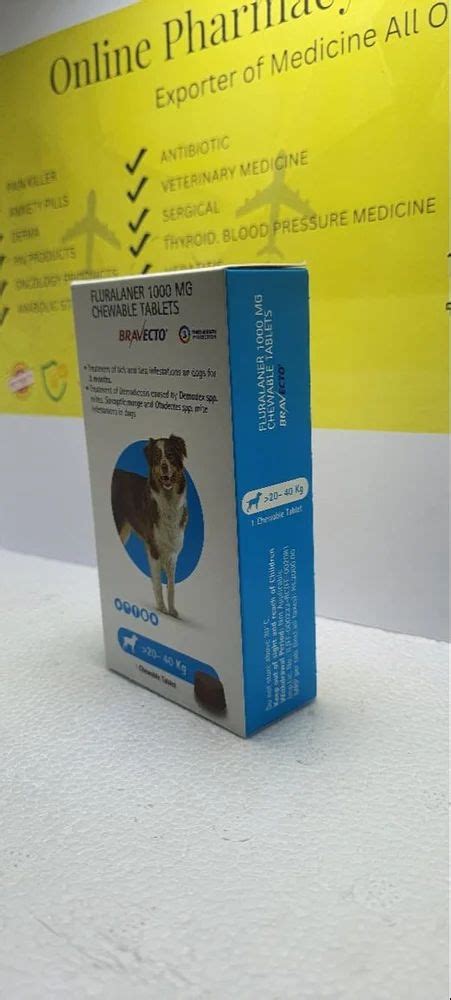 Bravecto Tablets Bravecto Chewable Tablets Latest Price Dealers And Retailers In India