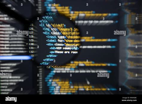 Du Vrai Code Html Lélaboration Décran Flux De Travail Programmation
