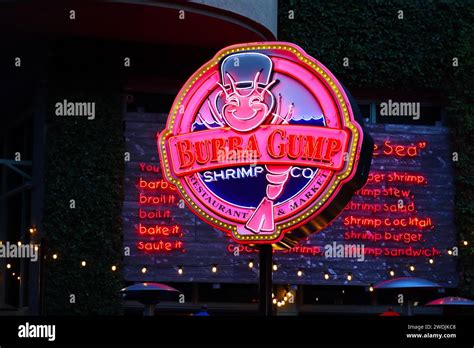 Universal City Hollywood California Bubba Gump Shrimp Company Restaurant And Market American