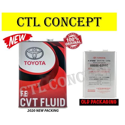 100 Original Toyota Atf Cvt Fe Auto Transmission Fluids 4l Toyota