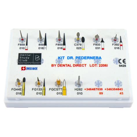 Kit Fresas Ortodoncia Dr Martín Pedernera Dental Direct