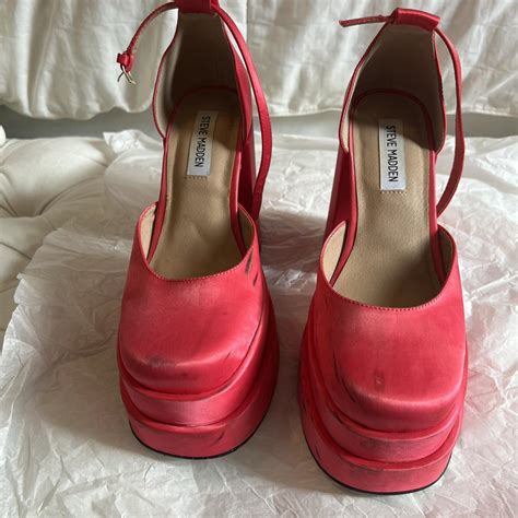 Steve Madden Platform Pink Heels Versace Dupe Very Depop