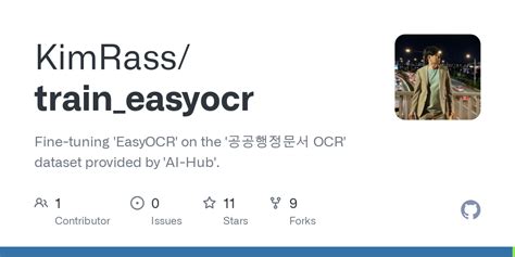 Github Kimrass Train Easyocr Fine Tuning Easyocr On The Ocr Dataset Provided By