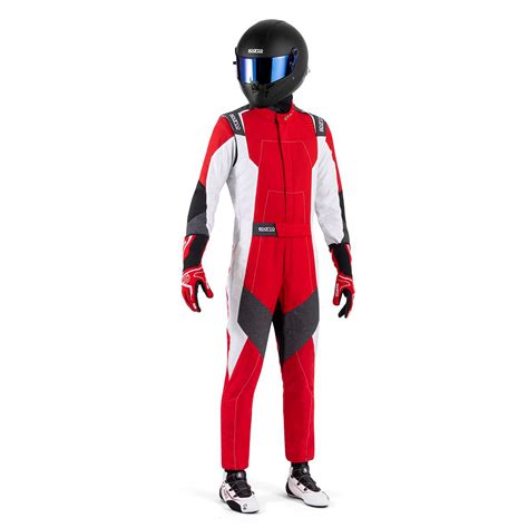 Sparco X Light Full Efficiency Racing Suit Red Fia Red White